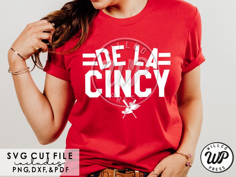 De La Cincy Svg, Cincinnati Baseball, Transparent Png, Sublimination ...