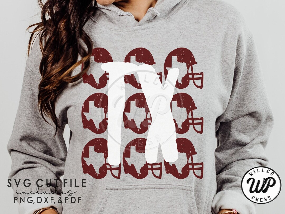 TX Football Svg, Texas Svg, Grunge Distressed, Png, Dxf, Svg Files for ...
