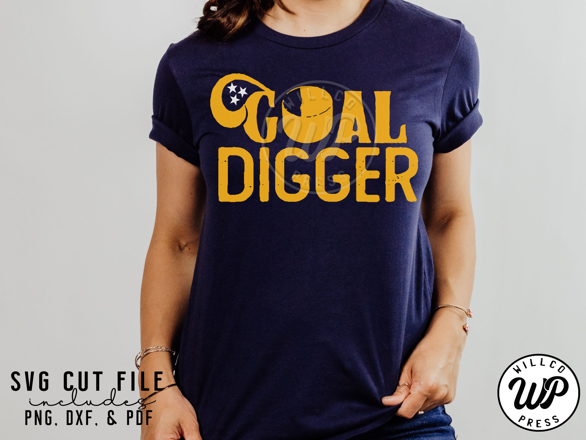 Goal Digger Svg Nashville Hockey Png Dxf Files for Cricut - Etsy