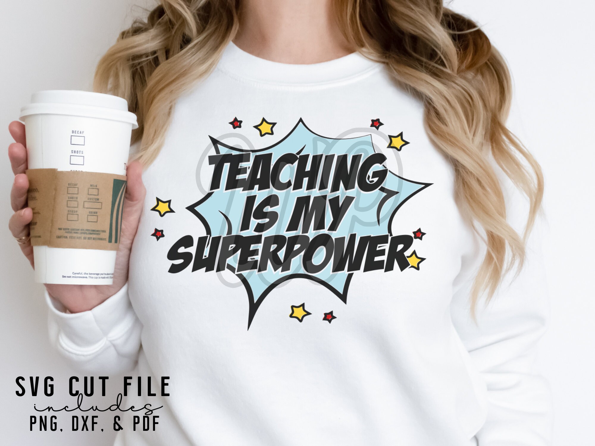 Teaching is My Superpower Svg Teacher Svg Superhero Spirit - Etsy