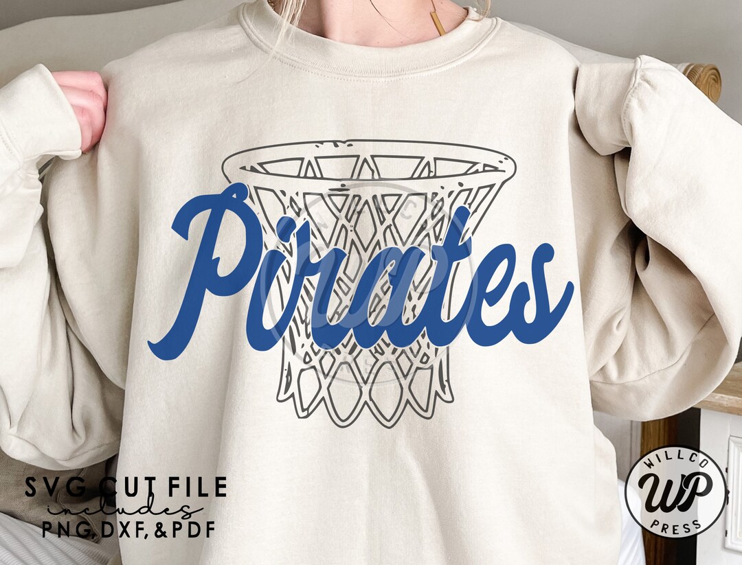 Pirates Basketball, Pirates Net Svg, Grunge Distressed, Png, Dxf, Svg ...