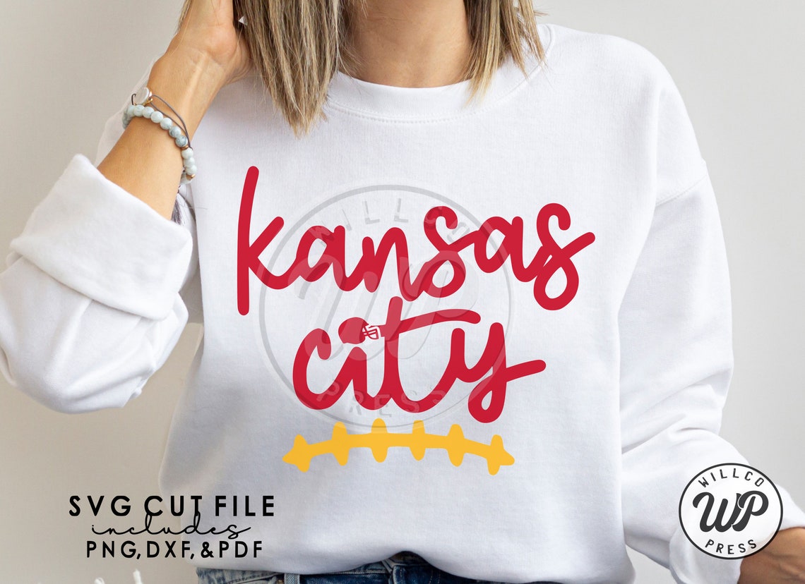 Kansas City Svg Football Svg Png Dxf Svg Files for Cricut - Etsy