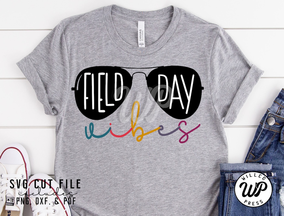 Field Day Vibes Svg, Field Day Svg, Png, Dxf, Cricut Cut File, Teacher ...