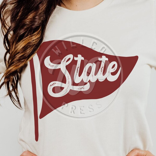 State Pennant - Etsy