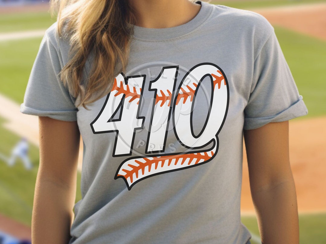 410 Baseball Png, Baltimore Svg, Area Code Clipart, Sublimination, Dtf ...