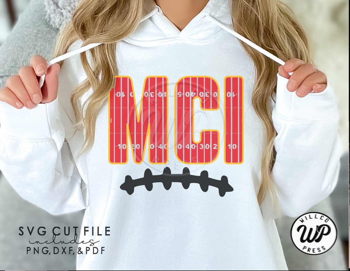 MCI Football Svg Kansas City Svg Airport Code Png Dxf Svg - Etsy