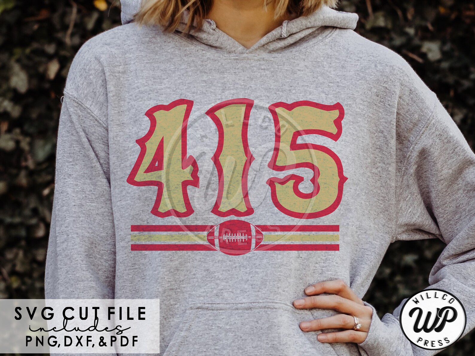 San Francisco Area Code, 415 Football Shirts, Digital Download ...