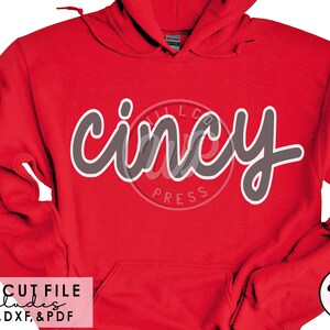 Cincy Script Svg, Cincinnati Svgs, Sublimination, Svg Files for Cricut ...