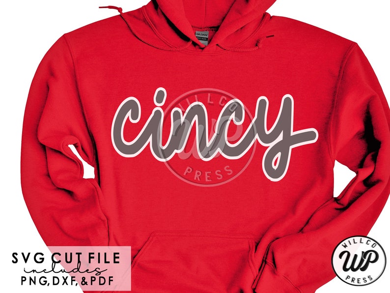 Cincy Script Svg, Cincinnati Svgs, Sublimination, Svg Files for Cricut ...