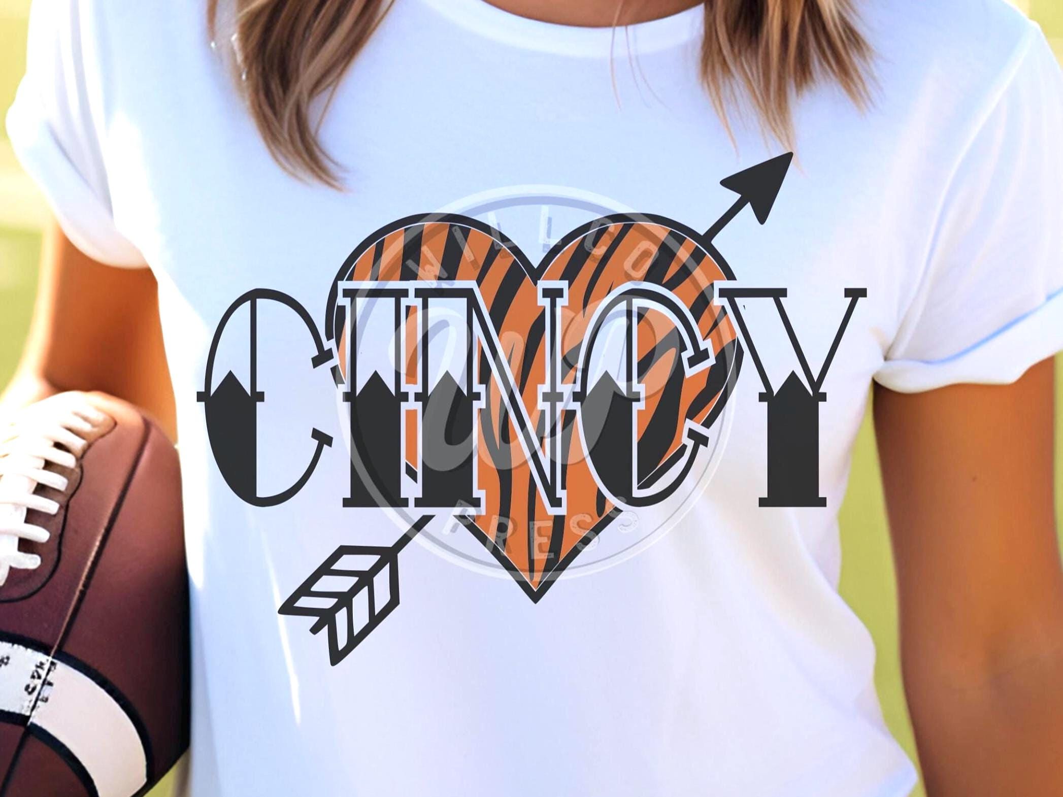 Cincy Football Svg, Cincinnati Svg, Retro Tattoo, Png, Dxf, Svg Files ...