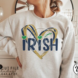 Irish Svg, Football Svg, Png, Dxf, Svg Files for Cricut, Fighting Irish ...