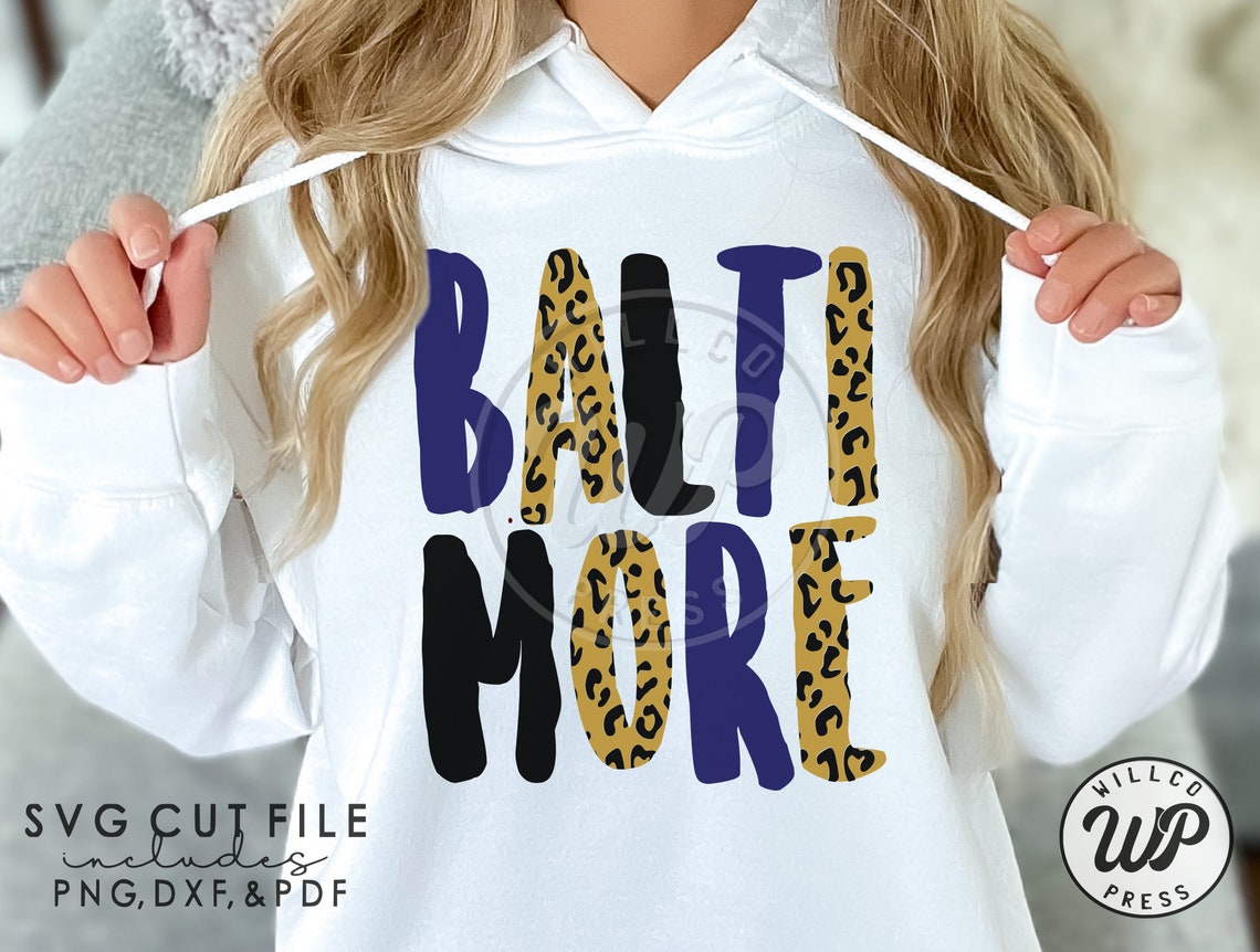 Baltimore Graffiti Svg, Cheetah Print, Svg Files for Cricut, Dxf, Png ...