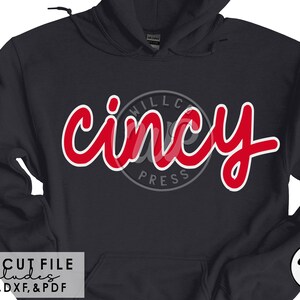 Cincy Script Svg, Cincinnati Svgs, Sublimination, Svg Files for Cricut ...