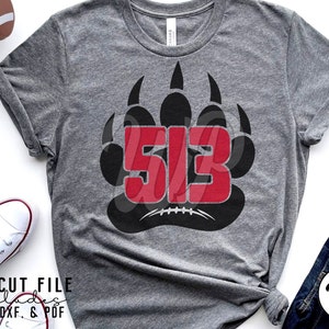 513 Cincinnati, Football Svg, Png, Dxf, Svg Files for Cricut ...
