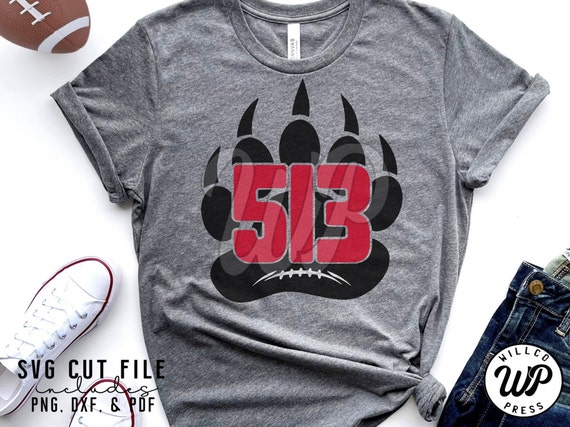 513 Cincinnati Football Svg Png Dxf Svg Files for Cricut | Etsy