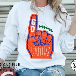 Go Gators Svg, Gators Football, Fan Foam Finger, Dxf, Png, Svg Files ...