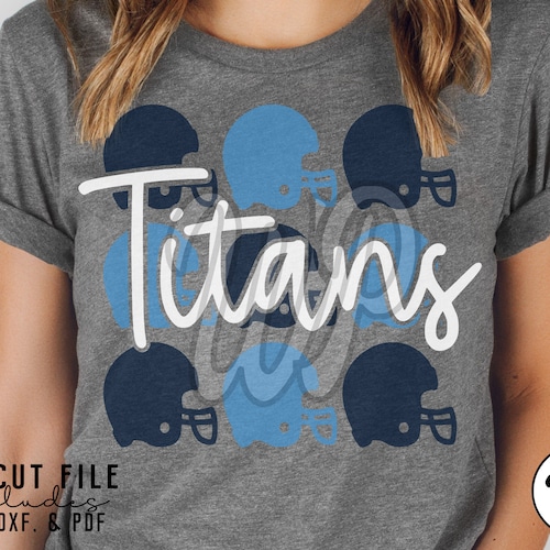 Titans Football SVG Files for Cricut Grunge Distressed Png - Etsy