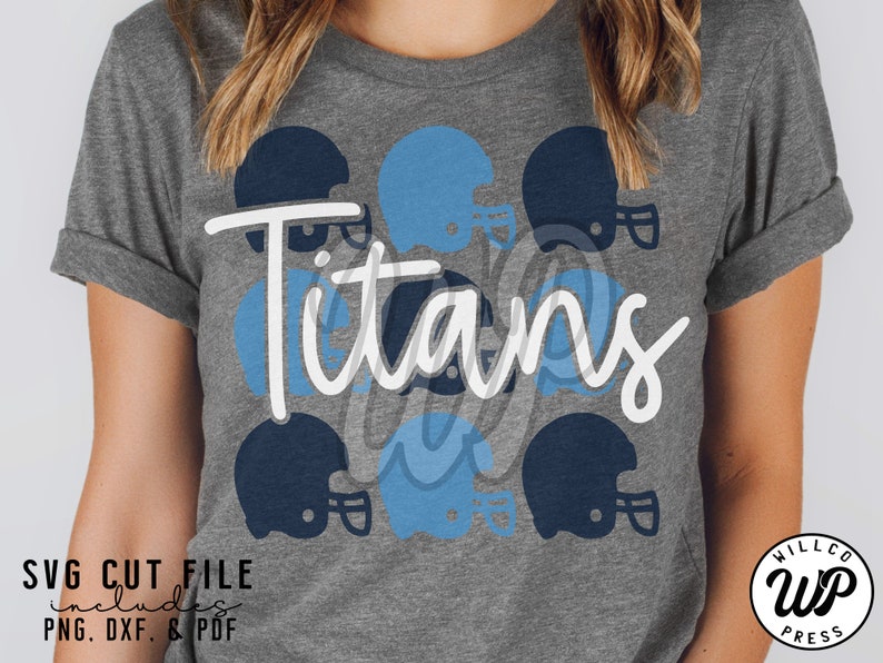 Titans Football Svg Png Dxf Svg Files for Cricut Shirt - Etsy