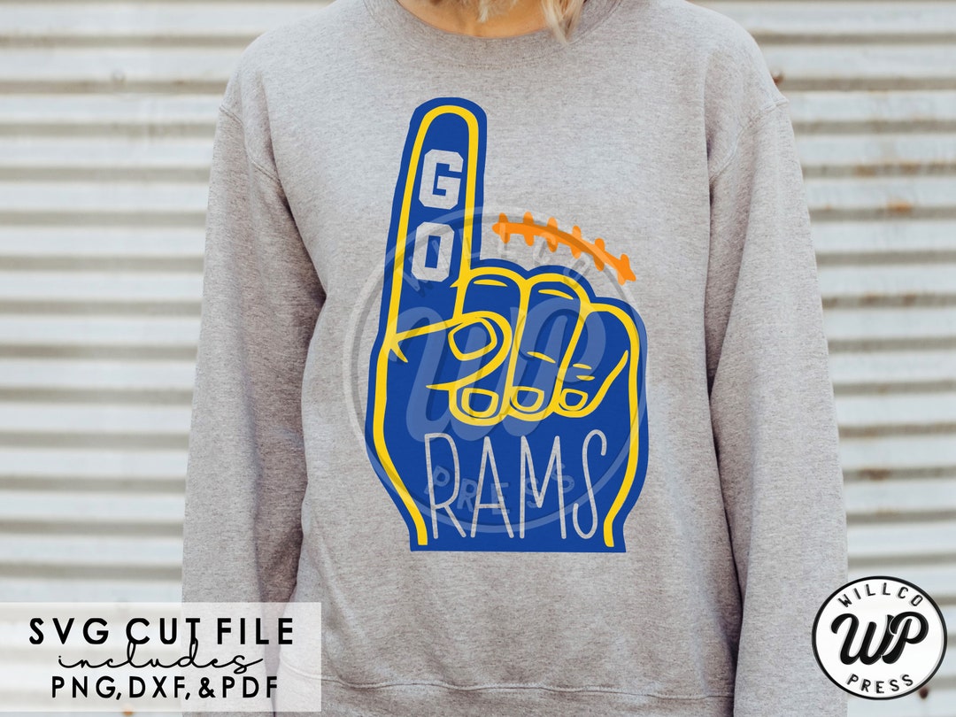 Go Rams Svg, Rams Football, Fan Foam Finger, Dxf, Png, Svg Files for ...