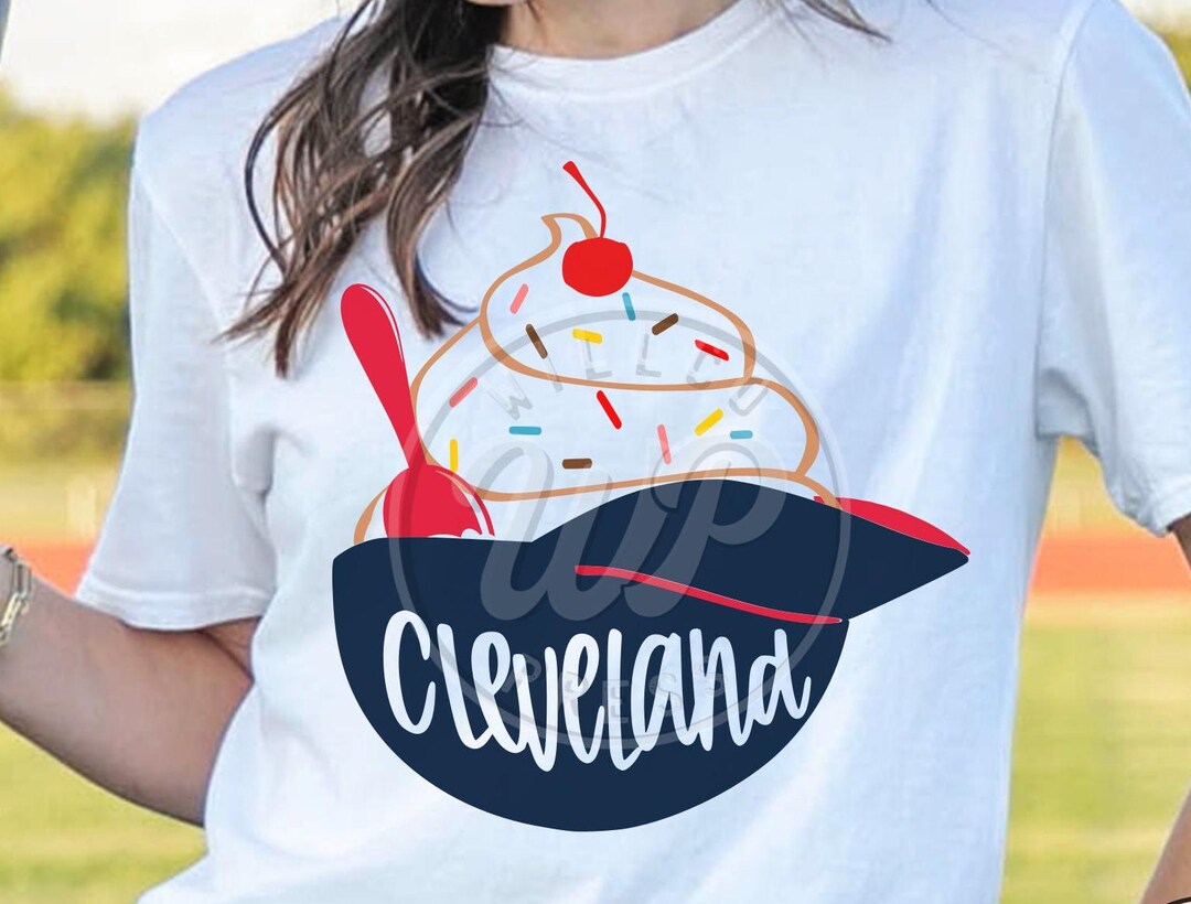 Cleveland Svg, Baseball Svg, Ice Cream Helmet, Png, Dxf, Svg Files for ...