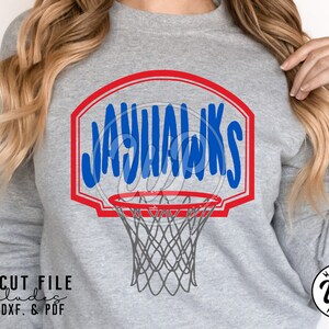 Jayhawks Svg, Basketball Net, Png, Dxf, Svg Files for Cricut ...