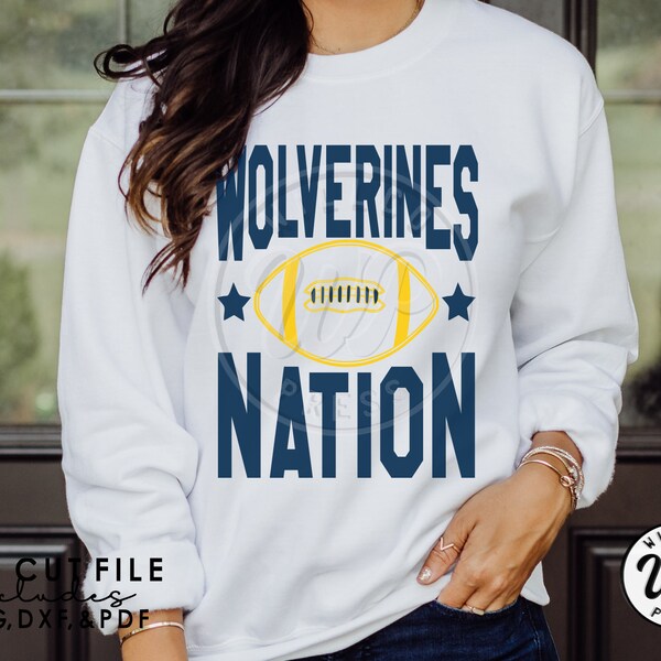 Michigan Wolverines Svg Files for Cricut - Etsy