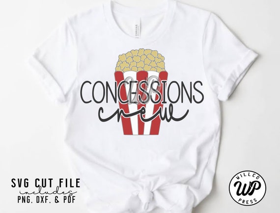 Concession Crew Svg Concession Stand Svg Cricut Cut File | Etsy
