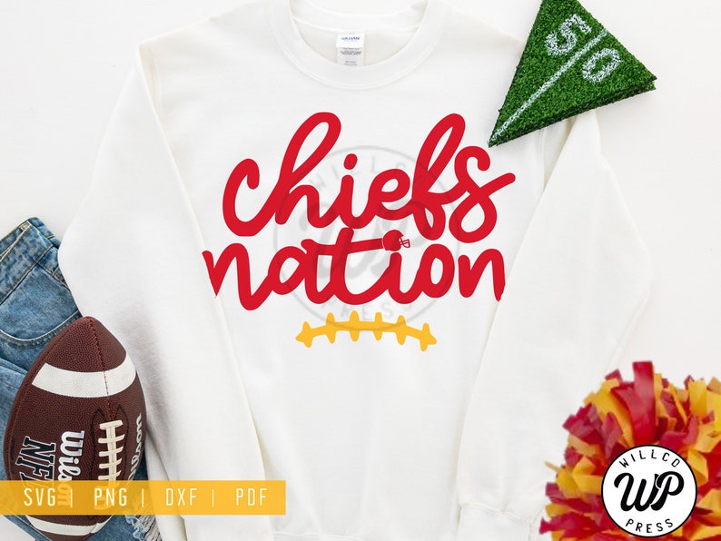 Chiefs Nation Svg Chiefs Football Png Dxf Svg Files for - Etsy