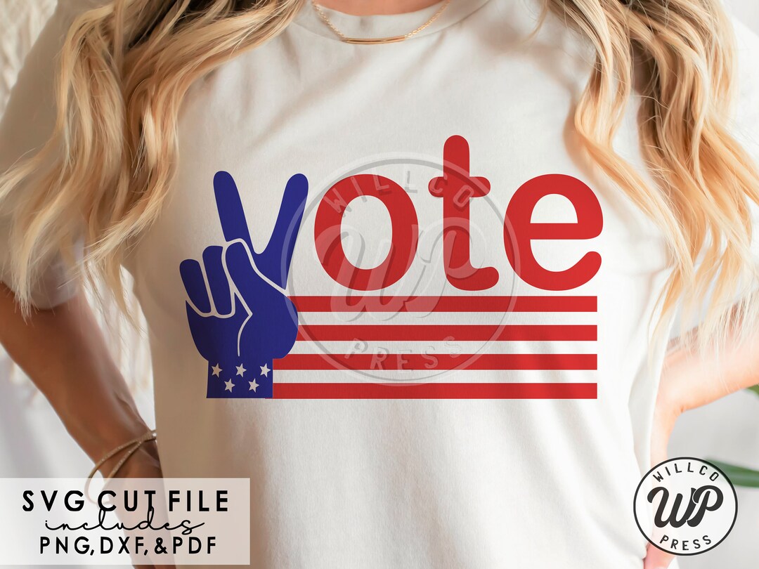 Vote Svg, Patriotic Svgs, American Flag, Png, Dxf, Svg Files for Cricut ...
