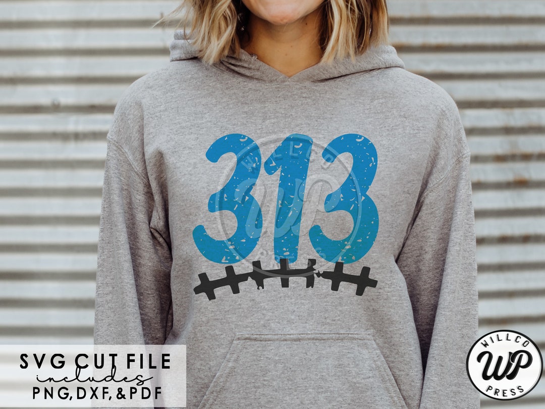 313 Football Svg, Detroit Area Code, Grunge Laces, Sublimination, Dtf ...