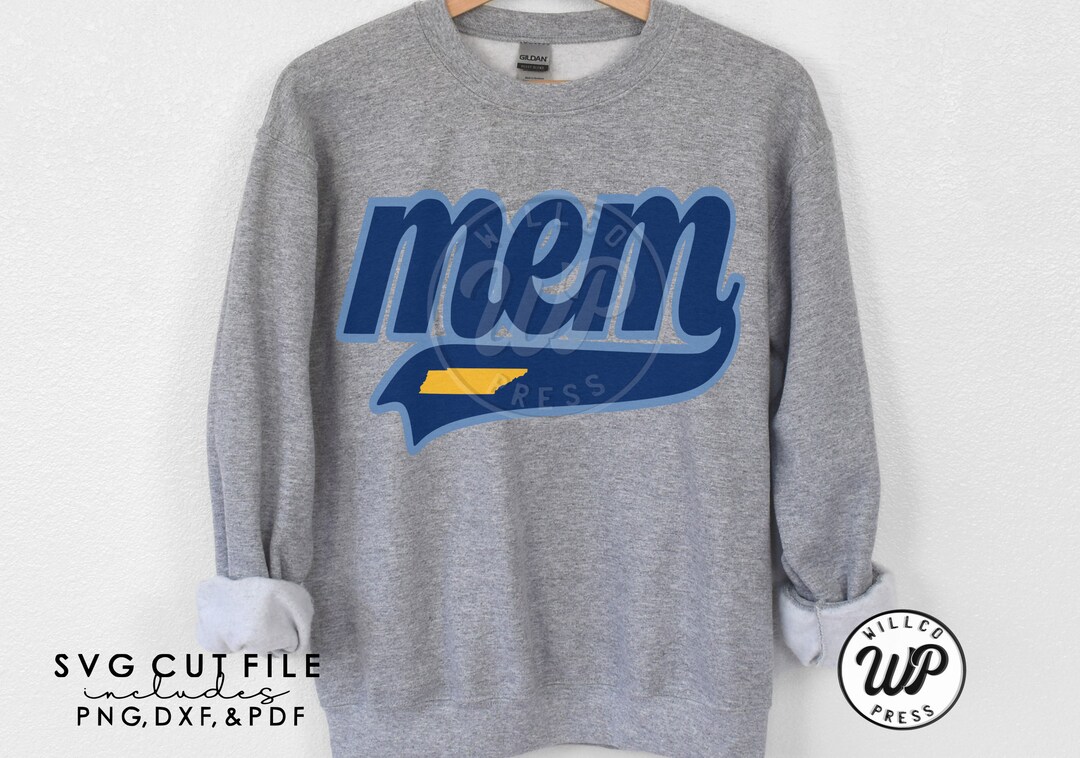 MEM Airport Code, Memphis Retro Svg, Png, Dxf, Svg Files for Cricut ...