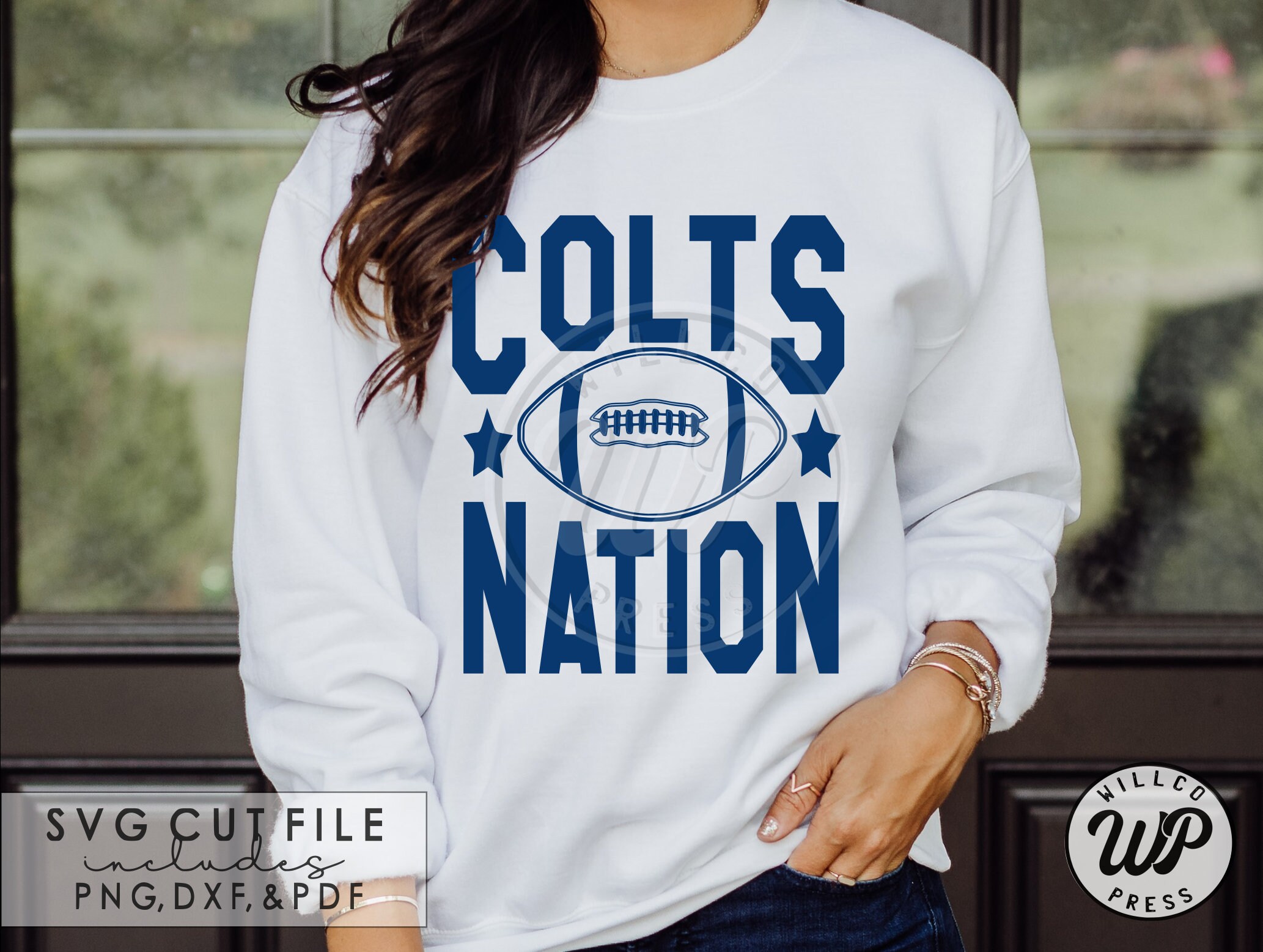 Colts Nation Svg Colts Football Retro Png Dxf Svg Files - Etsy
