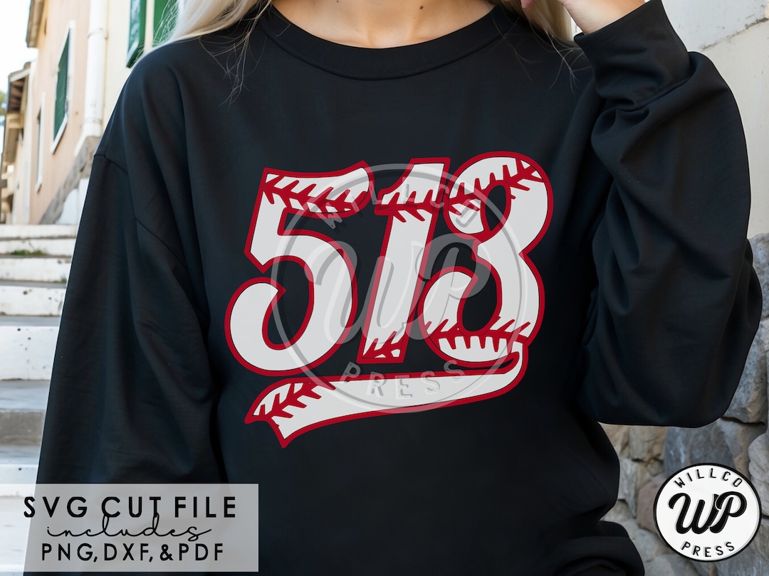 513 Baseball Png, Cincinnati Svg, Cincy Area Code, Sublimination, Dtf Printing, Heat Transfer ...
