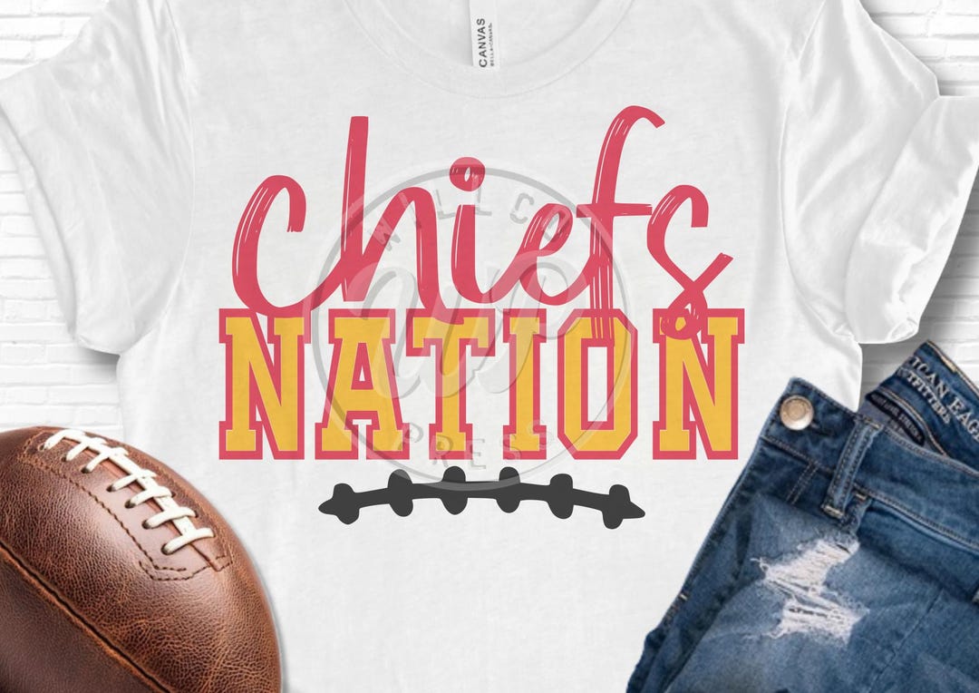 Chiefs Nation Svg, Chiefs Football Png, Svg Files for Cricut, Digital ...