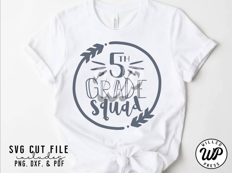 5th Grade Squad Fifth Grade Svg Teacher Svg Png Dxf Svg - Etsy