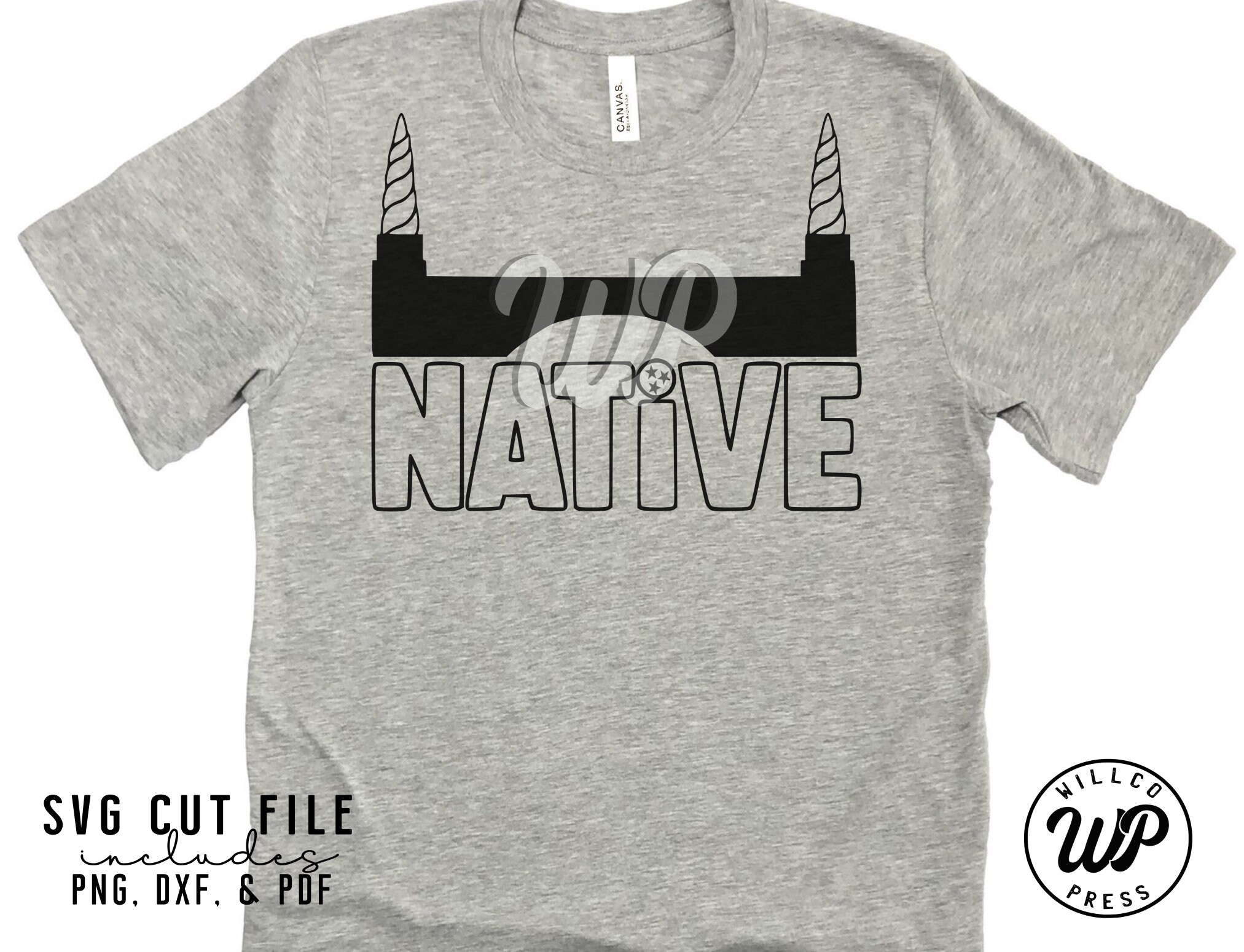 Nashville Native Svg Unicorn Dxf Png Cricut Cut File - Etsy