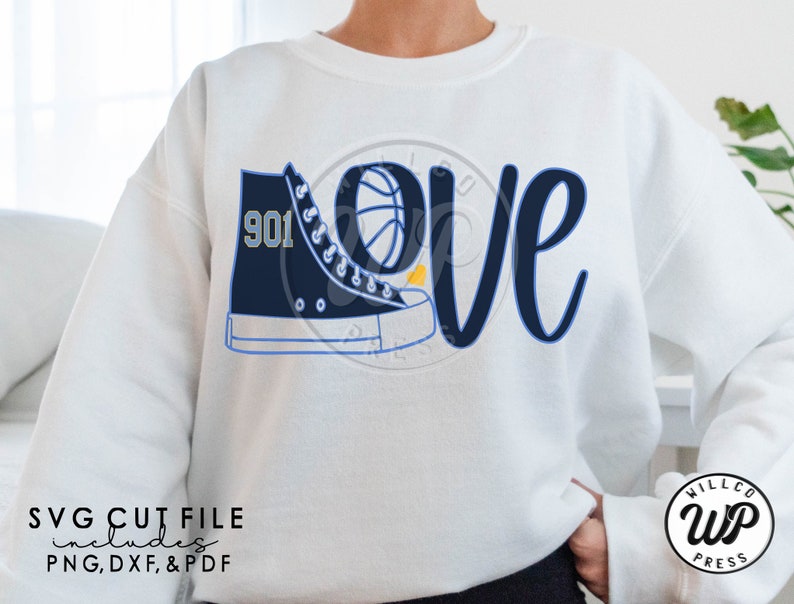 Love Memphis Svg Basketball Svg 901 Area Code Retro - Etsy