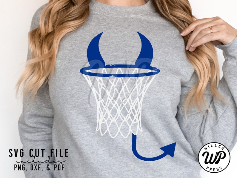 Blue Devils Svg Basketball Png Dxf Svg Files for Cricut - Etsy