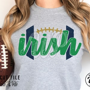 Irish Football SVG, DXF, PNG, Grunge Distressed, Svg Files for Cricut ...
