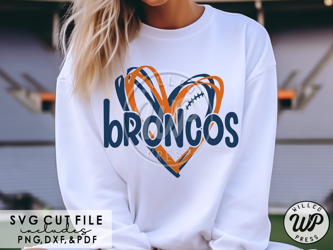 Broncos Svg, Football Svg, Png, Dxf, Svg Files for Cricut, Vinyl Cut ...