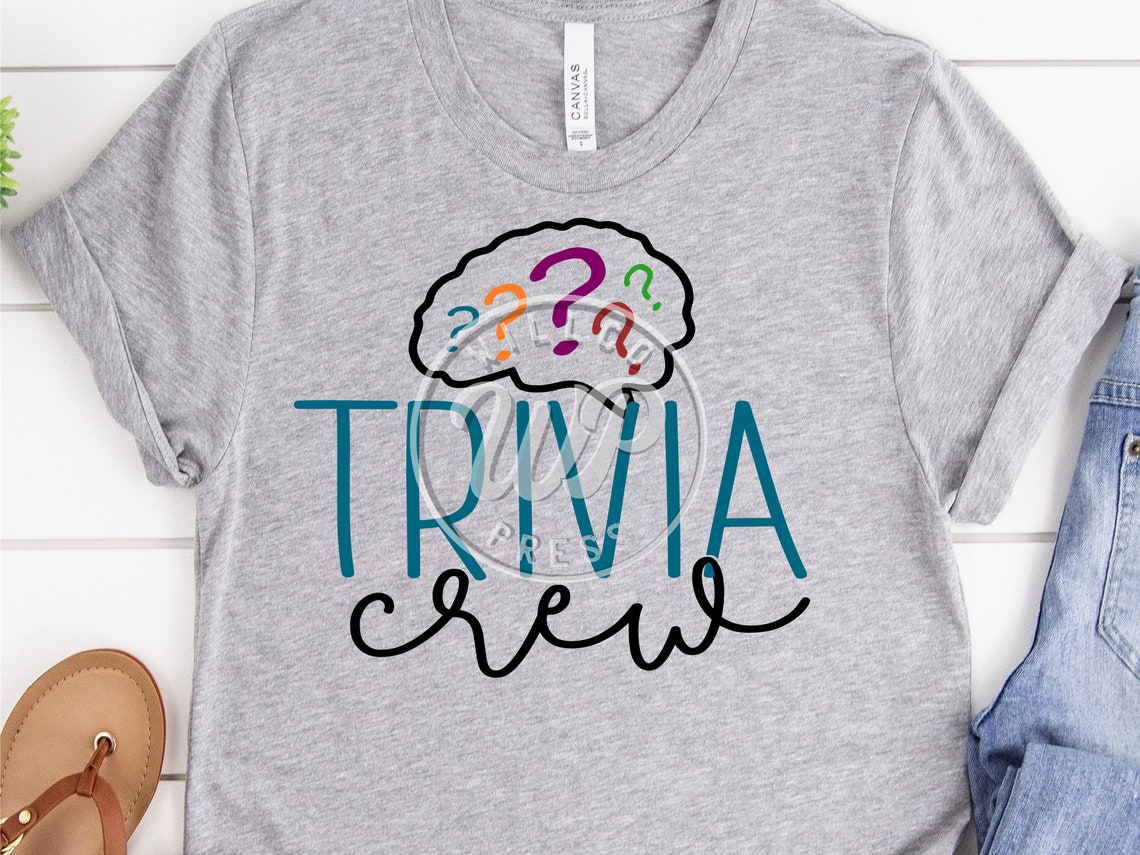 Trivia Crew Svg Trivia Night Svg Game Night Png Dxf | Etsy