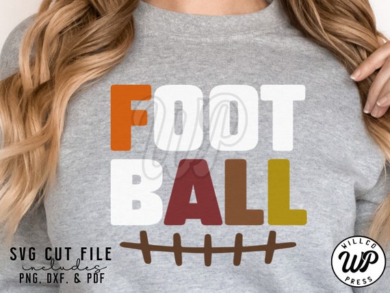Fall Football Svg Autumn Season Png Dxf Svg Files for - Etsy