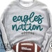 Eagles Nation Svg Eagles Football Png Dxf Svg Files for - Etsy