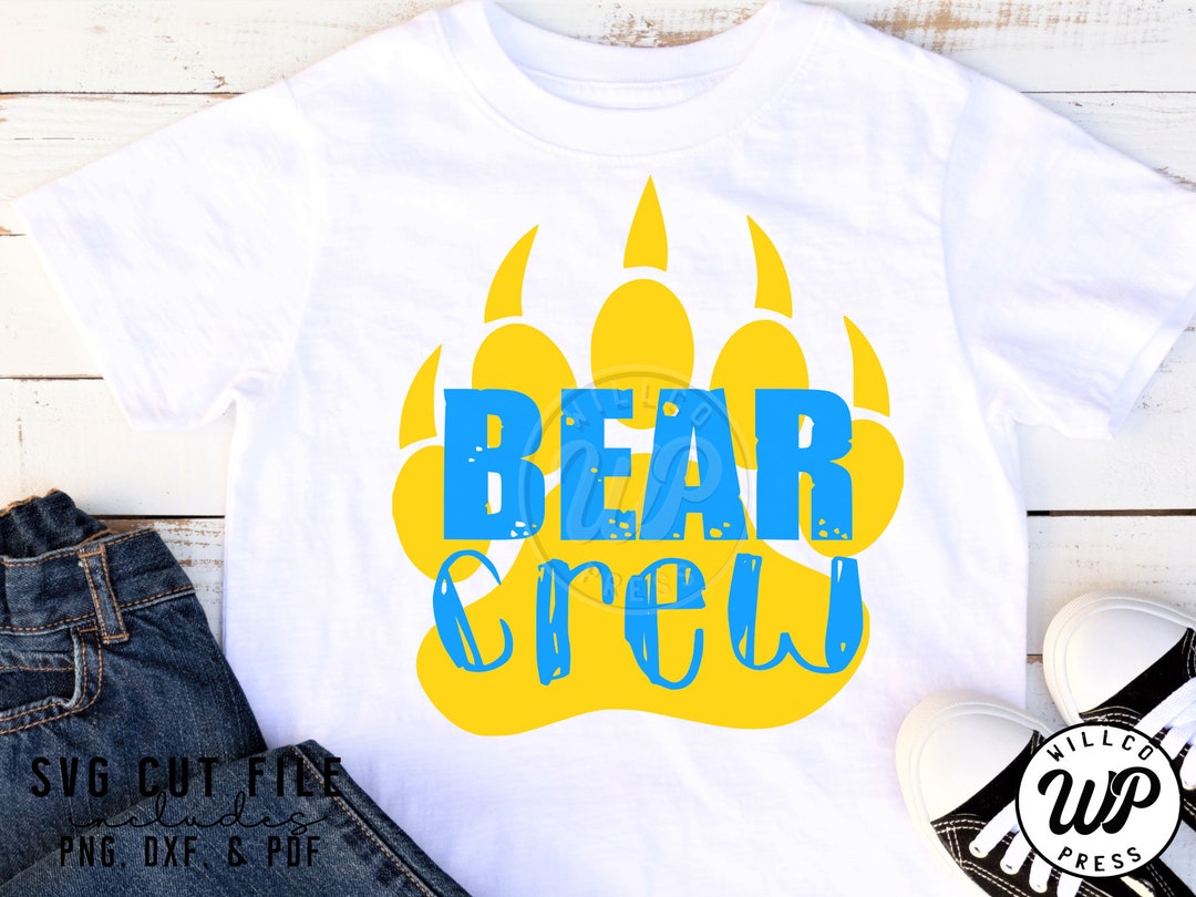 Bear Crew Svg, Scout Svg, Png, Dxf, Grunge Distressed, Svg Files for ...