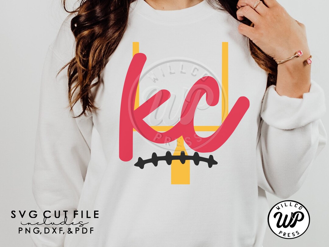 KC Football Svg, Kansas City Svgs, Png, Dxf, Svg Files for Cricut ...