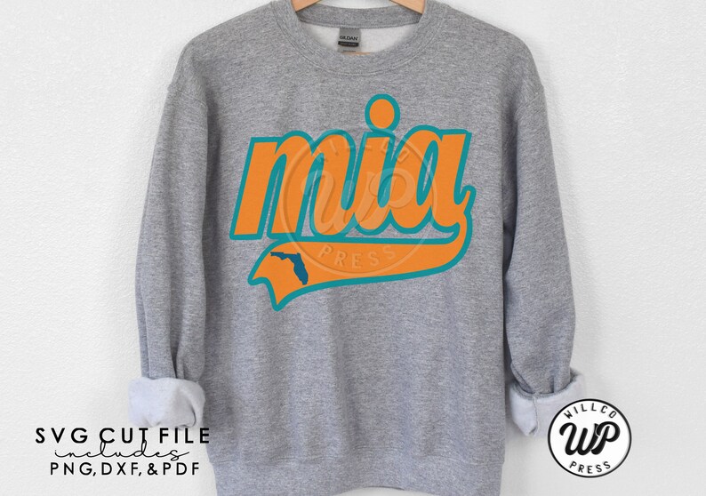 MIA Airport Code Miami Retro Svg Png Dxf Svg Files for - Etsy