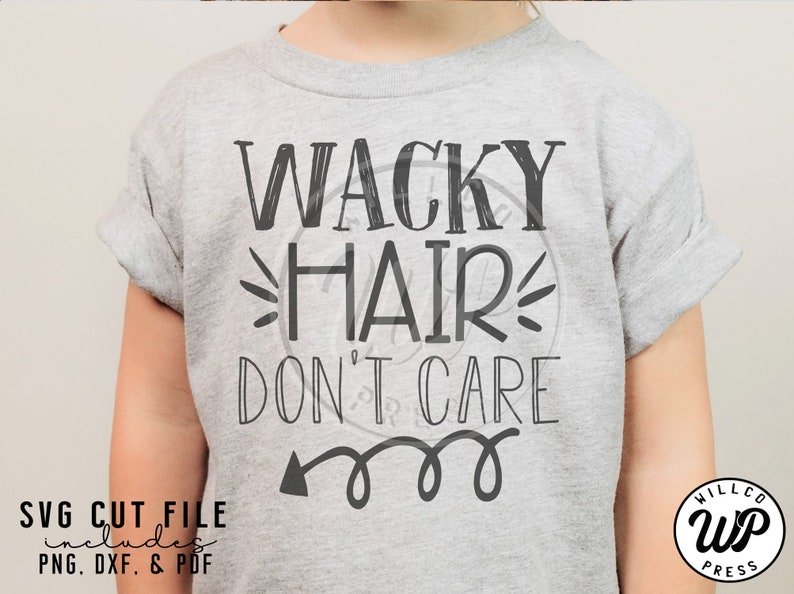 Spirit Week Svg, Wacky Hair Day, Png, Dxf, Svg Files for Cricut ...