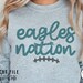 Eagles Nation Svg Eagles Football Png Dxf Svg Files for - Etsy