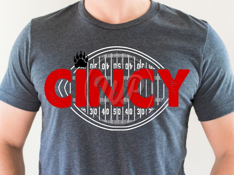 Cincy Football Svg, Cincinnati Svg, Png, Dxf, Svg Files for Cricut ...
