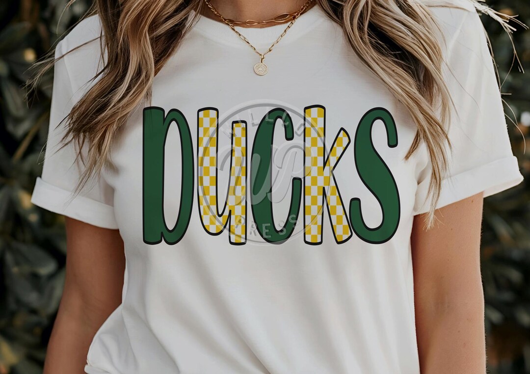 Ducks Mascot Png, Checkerboard, Team Name Svg, Cheer Shirts, Svg Files ...